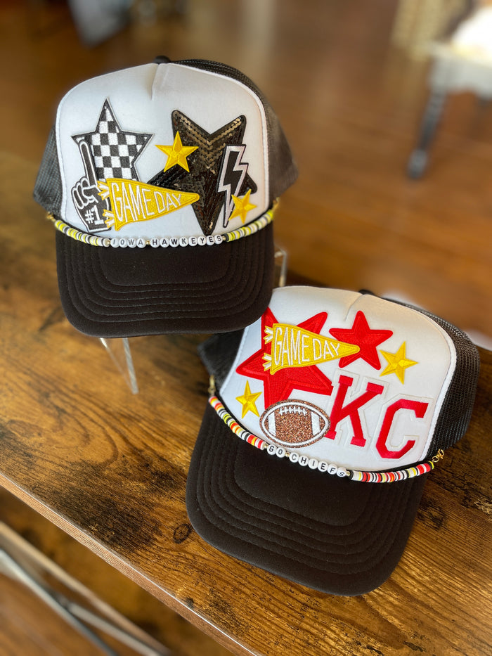 Custom School Spirit Trucker Hat – Hissy Fit Boutique