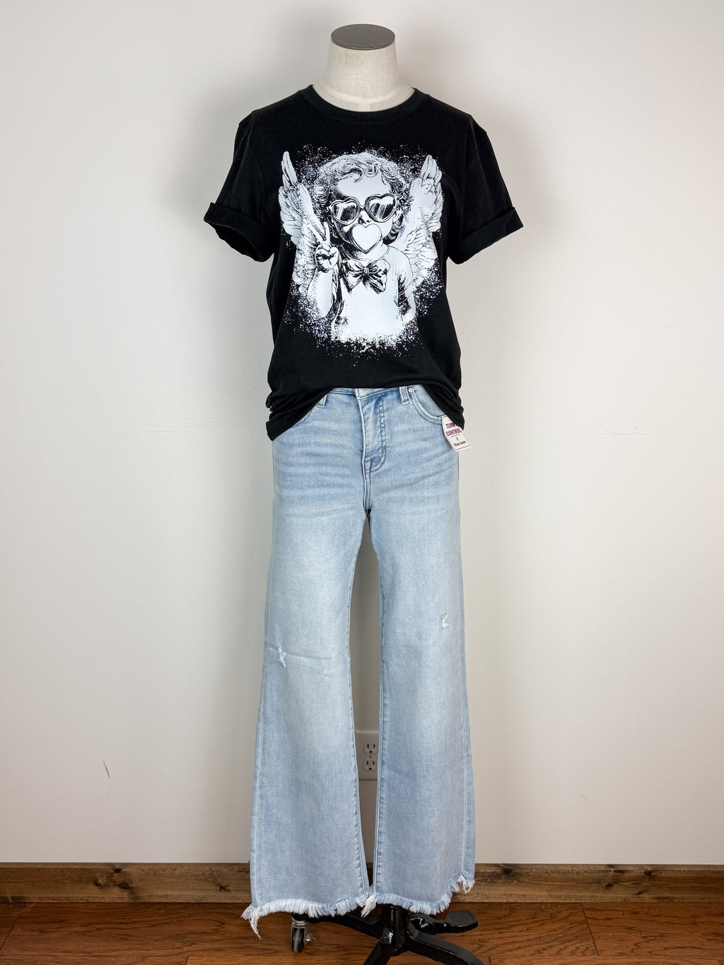 Cupid Tee in Black – Hissy Fit Boutique